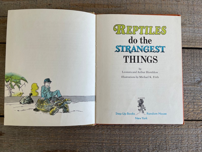 Vintage 'do the Strangest Things' Step-up Book: 1960s Random House - Etsy