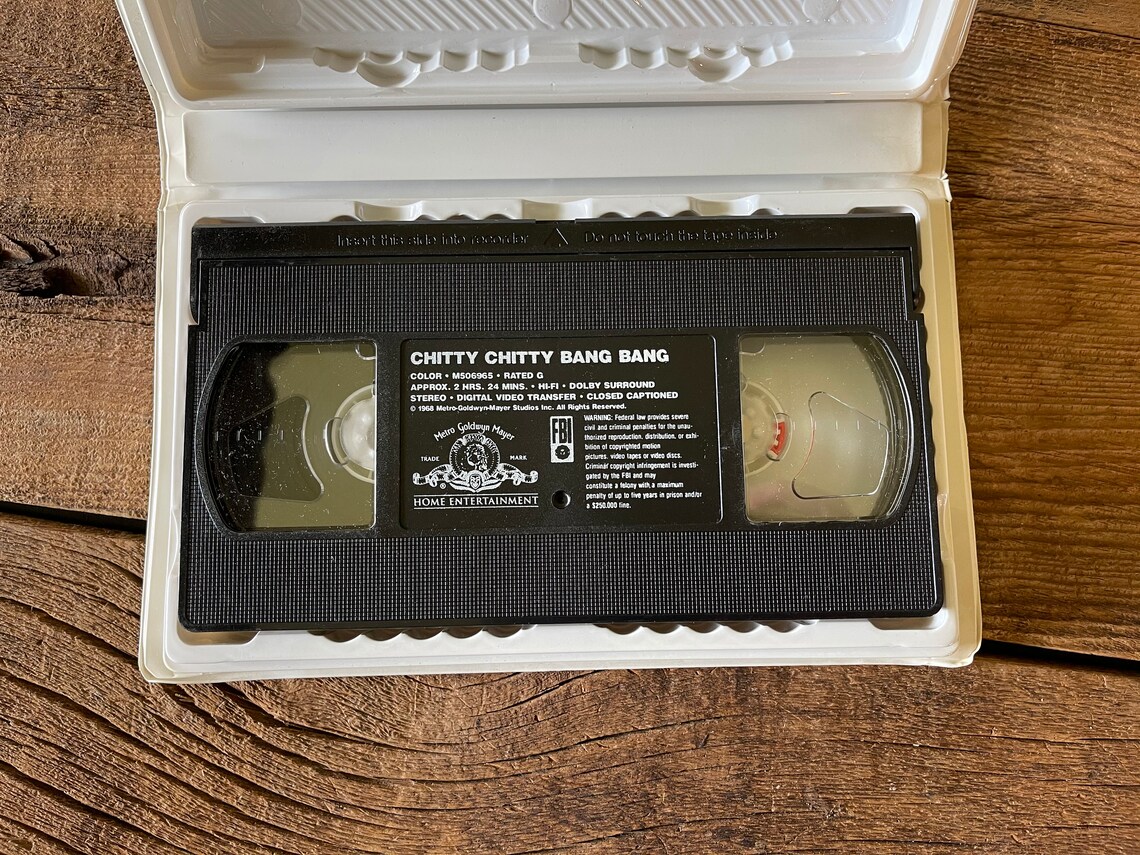 Vintage VHS Movie chitty Chitty Bang Bang - Etsy