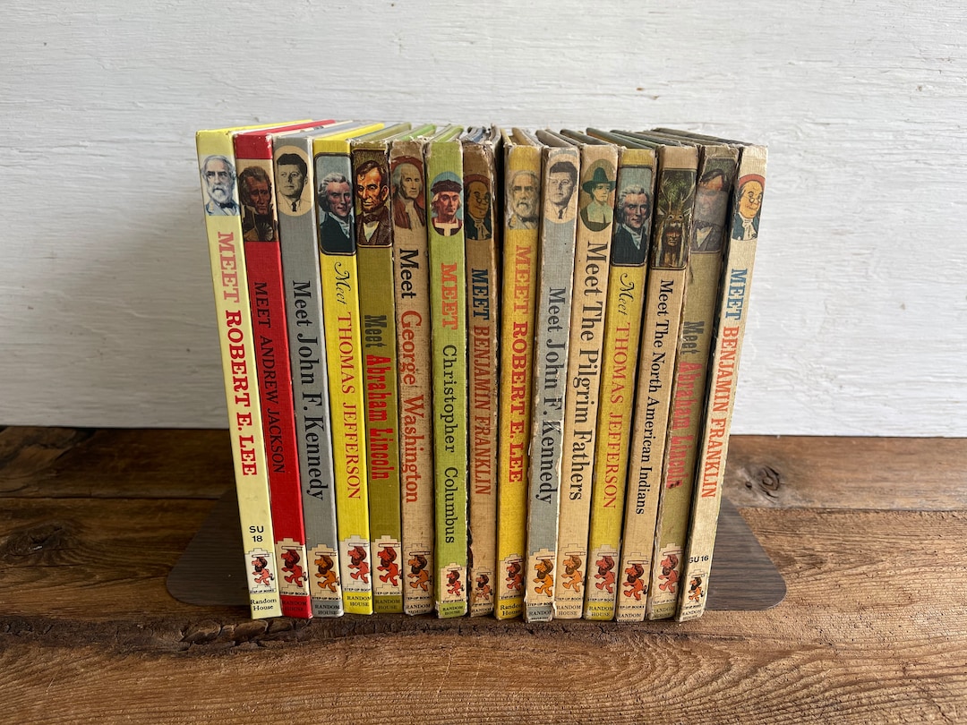 Vintage Children's History Books // You Choose // Step-up Books // Meet ...