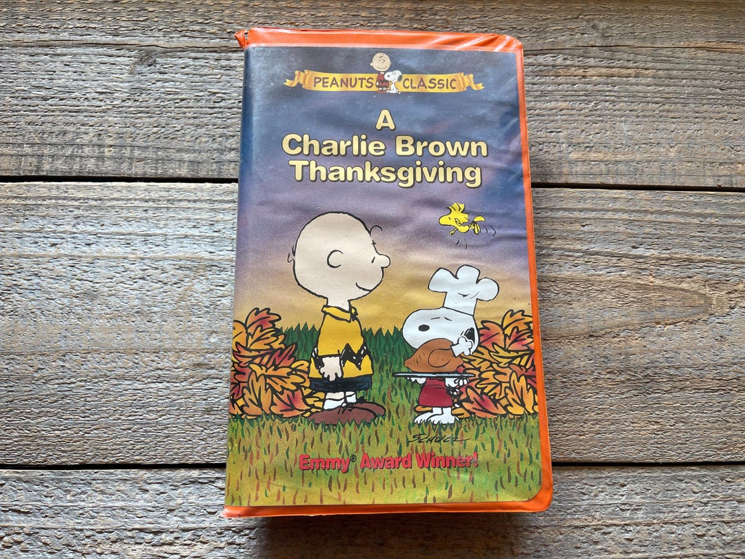 A Charlie Brown Thanksgiving VHS // Peanuts Classic // 1996 VHS - Etsy