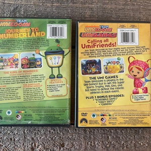 Team Umizoomi Dvds // Set of 2 // Journey to Numberland & Umigames ...