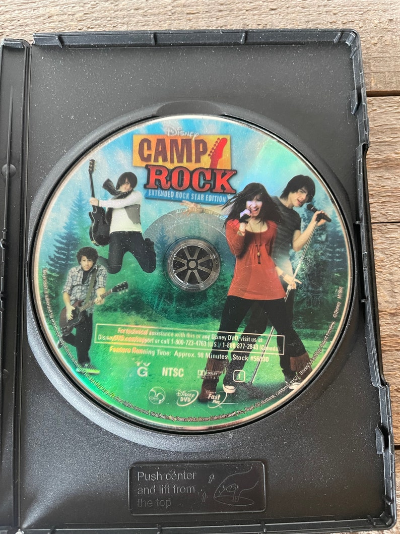 Camp Rock DVD // Extended Rock Star Edition // Disney Channel Original ...