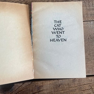 The Cat Who Went to Heaven // Elizabeth Coatsworth // 1987 Scholastic ...