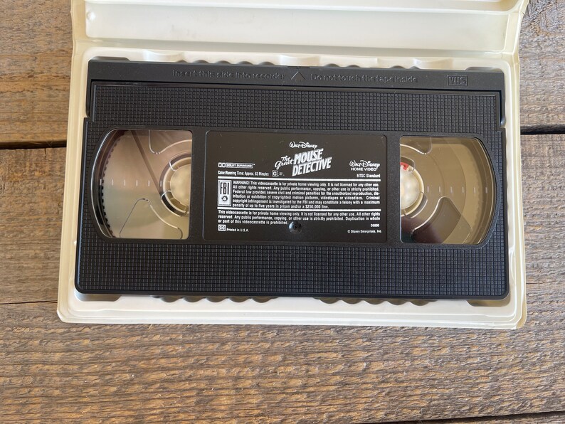 The Great Mouse Detective // Walt Disney VHS Movie // 1986 - Etsy