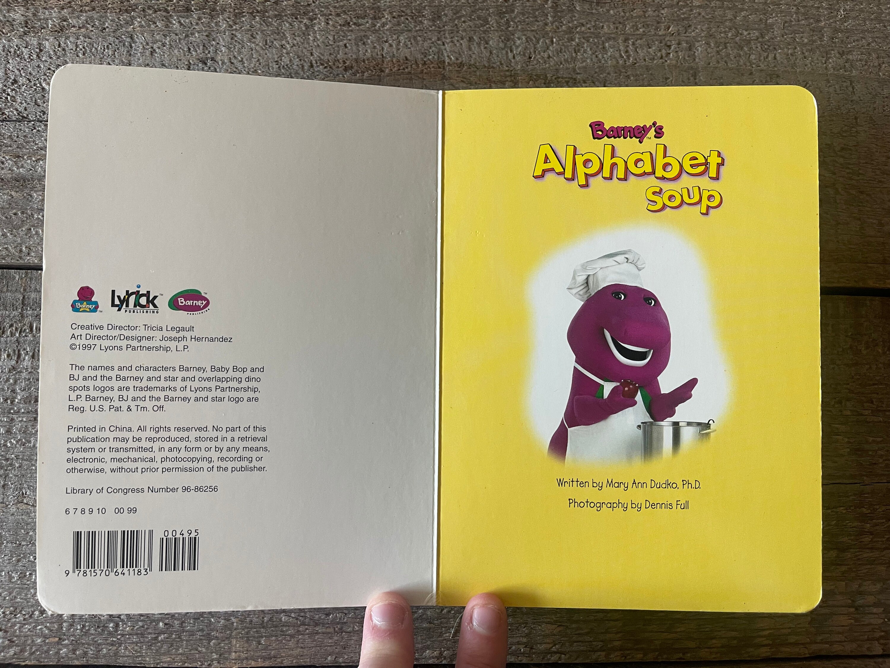 Vintage Barney Books // You Choose // Alphabet Soup, Baby Bop's ...