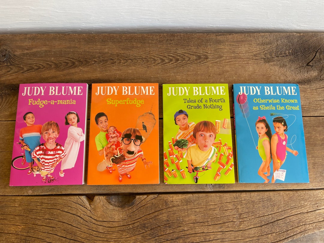 Vintage 1990s Judy Blume Books: Fudge-a-mania, Superfudge - Etsy