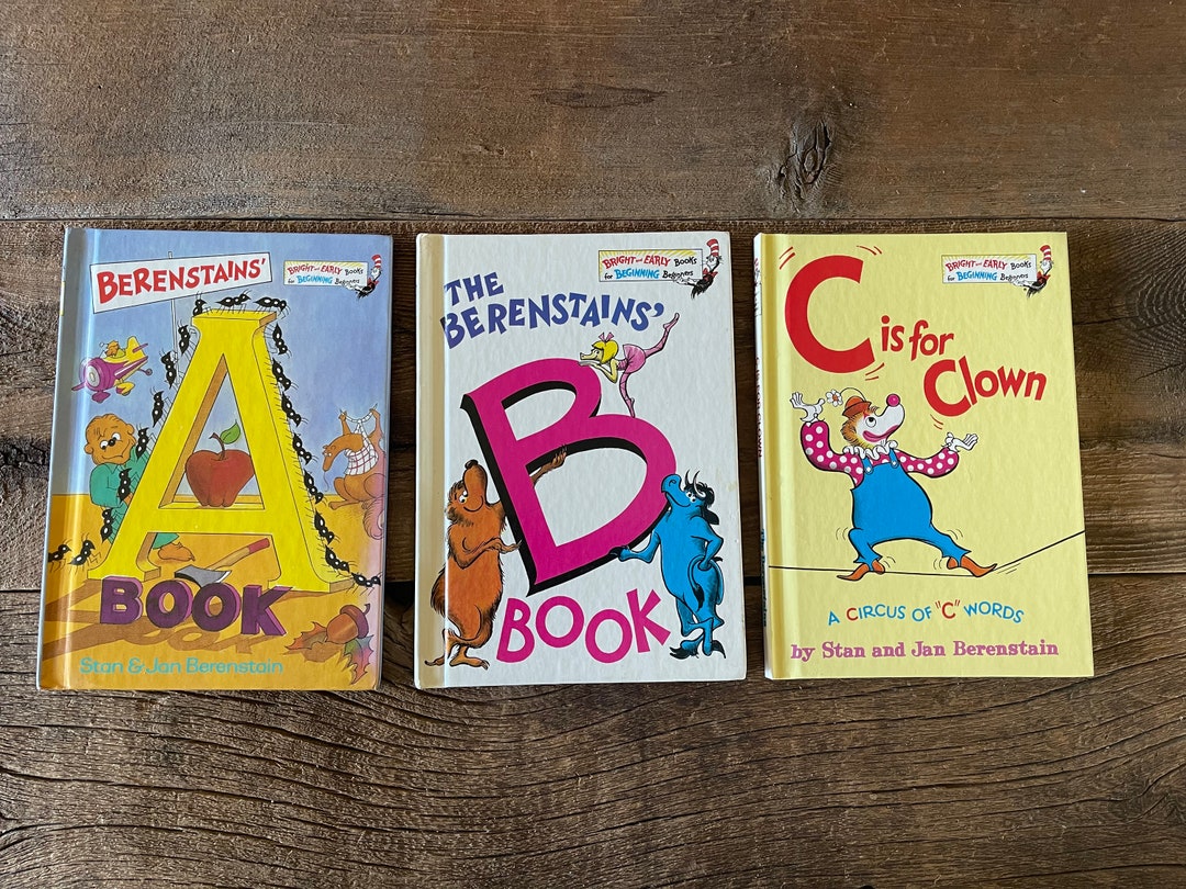 Vintage Berenstain Bears Hardcover Books - Dr. Seuss Bright & Early ...