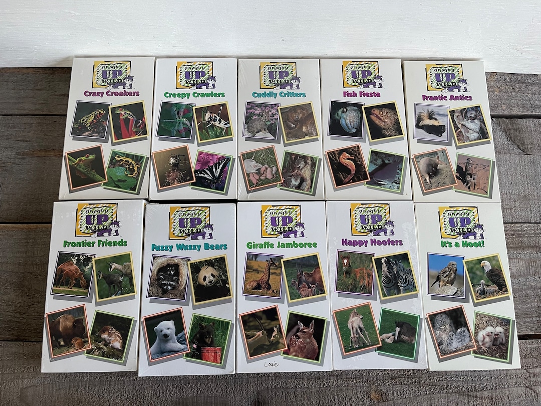 Growing up Wild Series 1990's VHS Movies // You Choose // Sold ...