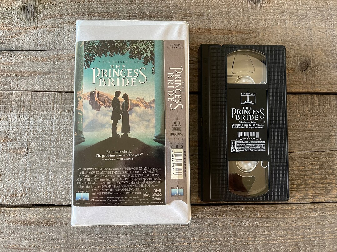 The Princess Bride // Vintage VHS Movie in Clamshell Case // 1987 ...