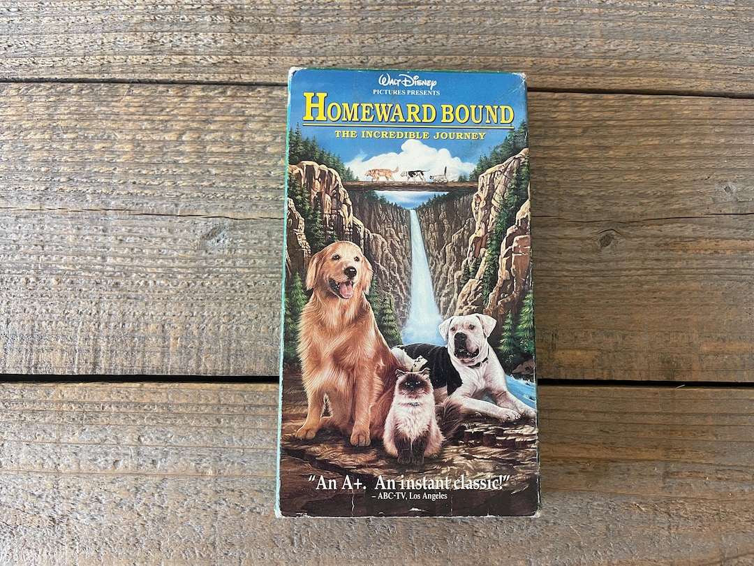 Homeward Bound: the Incredible Journey VHS Movie // 1993 Walt Disney ...