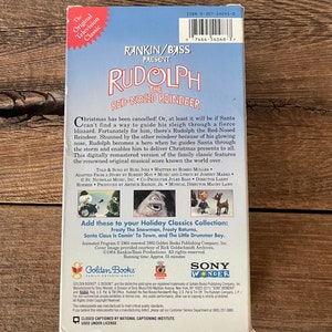 Vintage Christmas VHS Movies // Santa Claus is Coming to Town & Rudolph ...