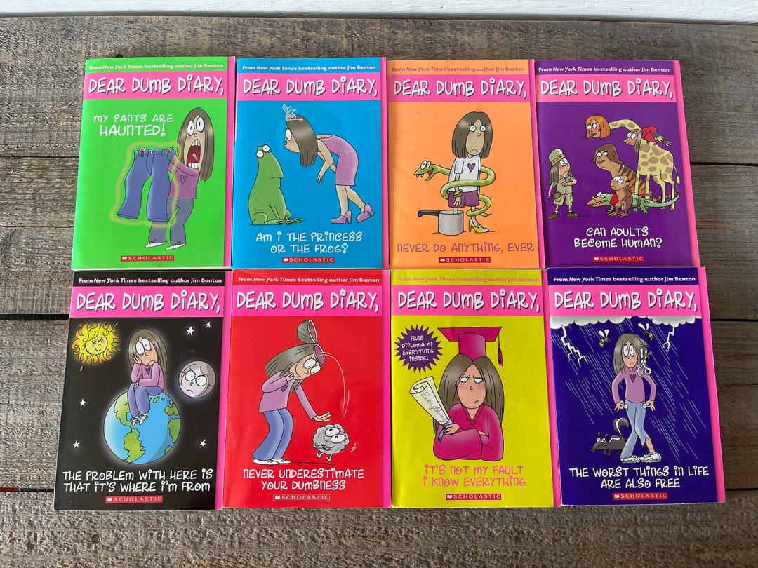 Dear Dumb Diary Books // Sold Individually // 1990's Jim Benton - Etsy