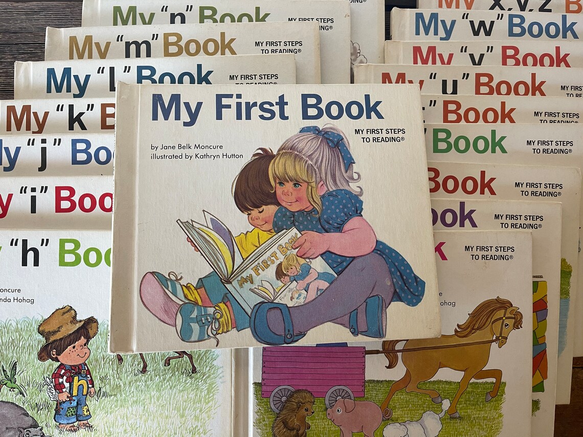 Vintage Moncure Books // You Choose // My First Books // Jane - Etsy