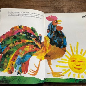 Rooster's off to See the World // Eric Carle // Vintage Book & Cassette ...