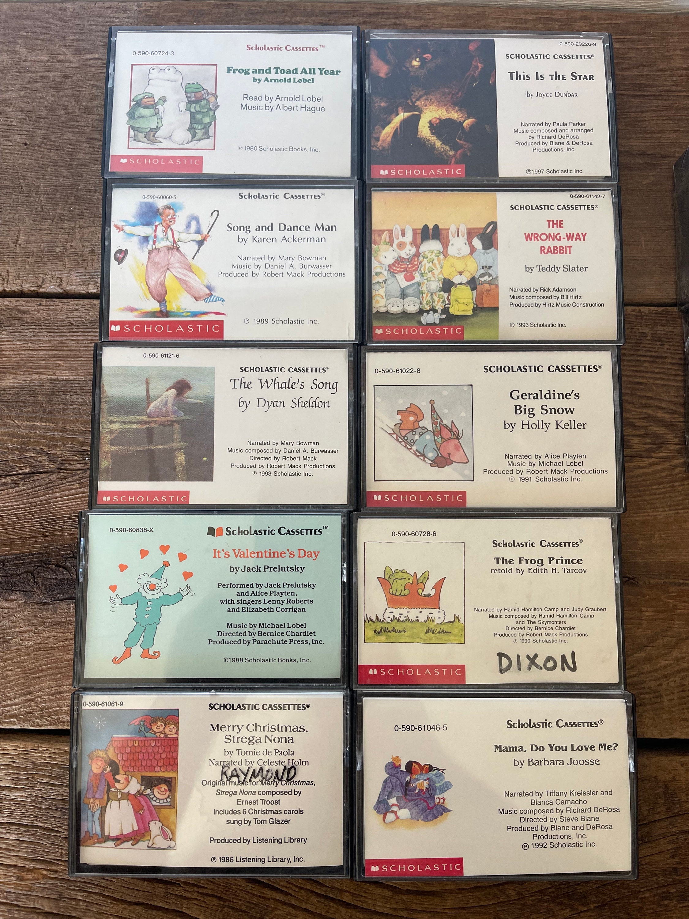 Vintage Scholastic Cassettes: Children's Read Along Tape - Etsy