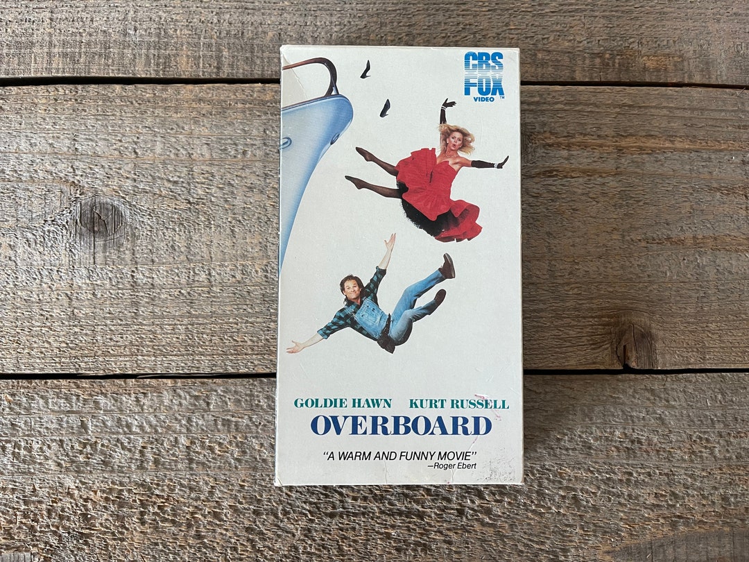 Overboard 1987 VHS Movie // Rare Cover Art // Kurt Russell, Goldie Hawn ...