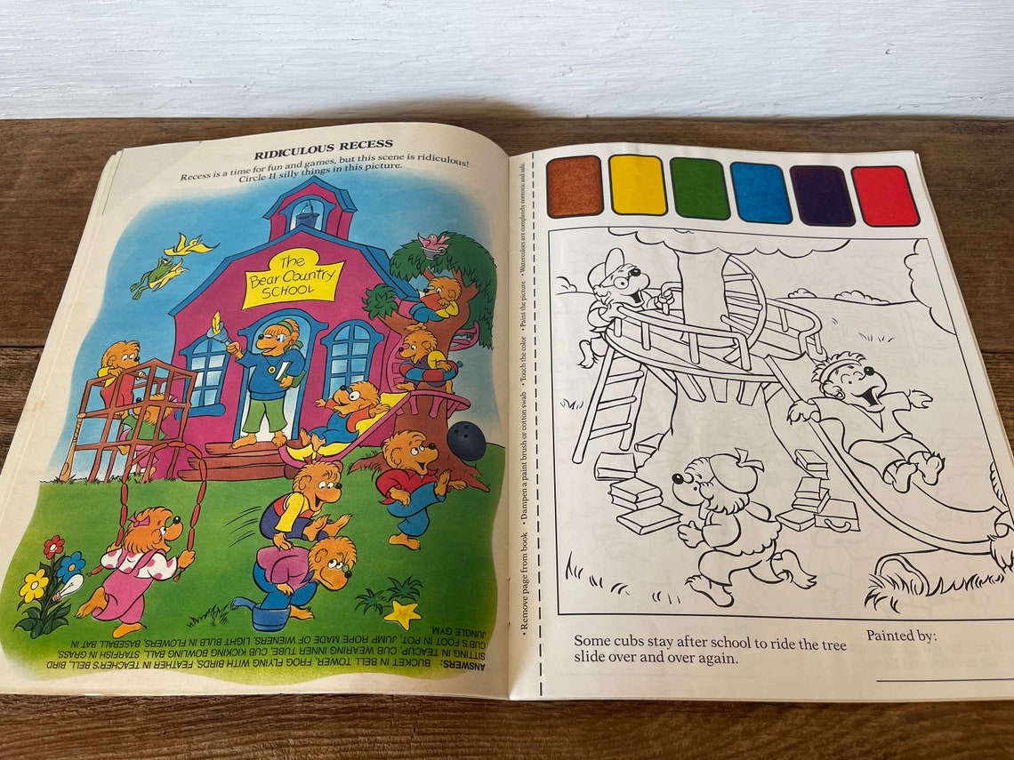 You Choose // the Berenstain Bears' Activity Books // - Etsy