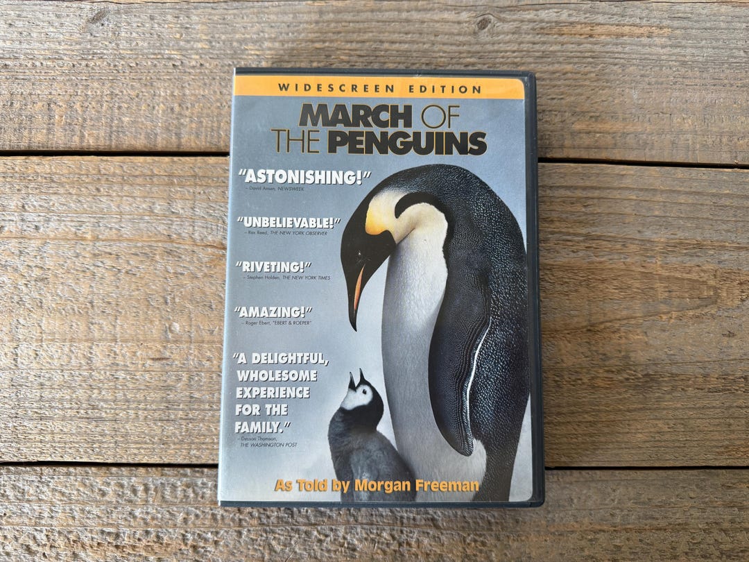 March of the Penguins DVD // 2005 Documentary Drama // Narrated by ...