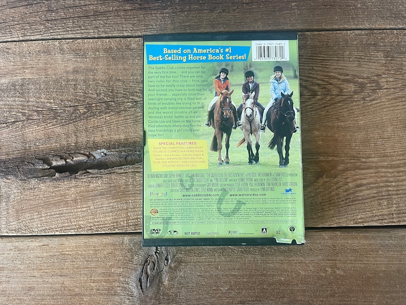 The Saddle Club DVD: the First Adventure // 2003 Vintage DVD // Great ...
