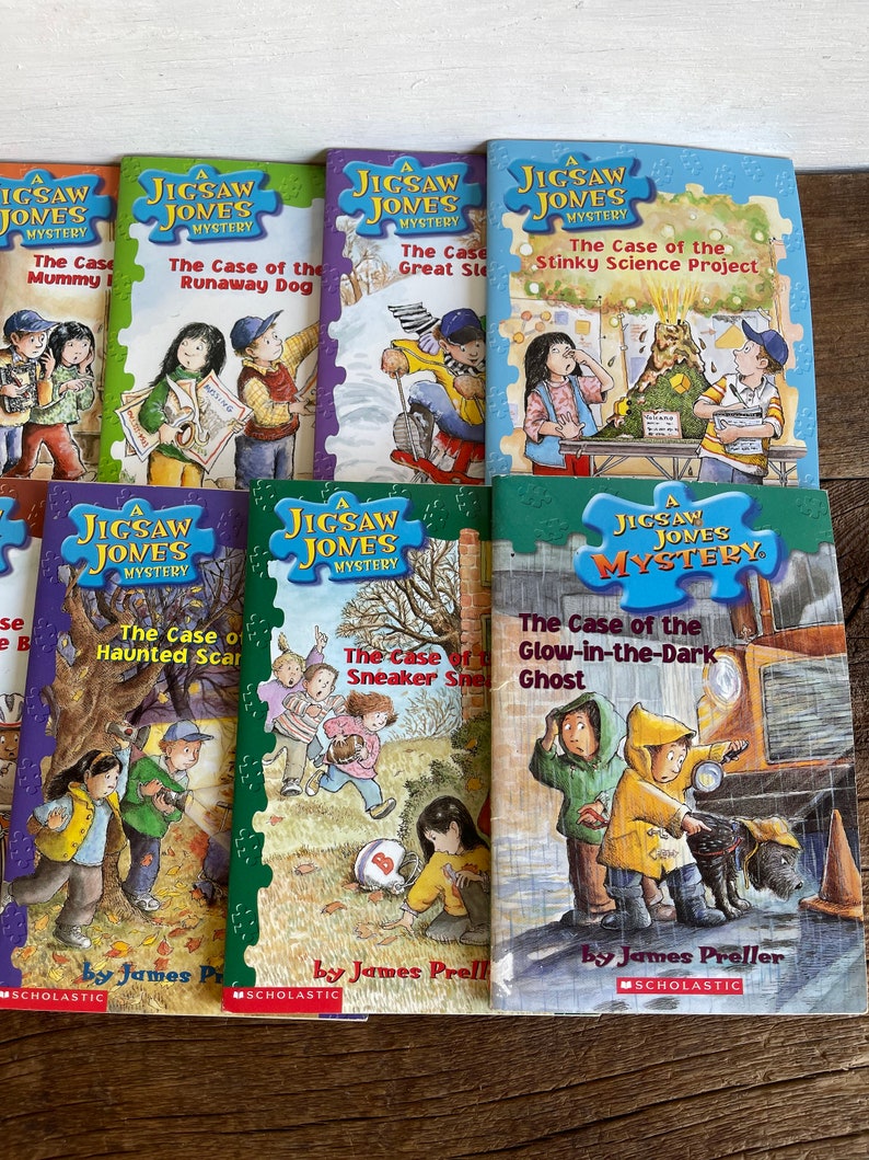 Jigsaw Jones Mystery Books // You Choose // 1990's Young Adult Books - Etsy