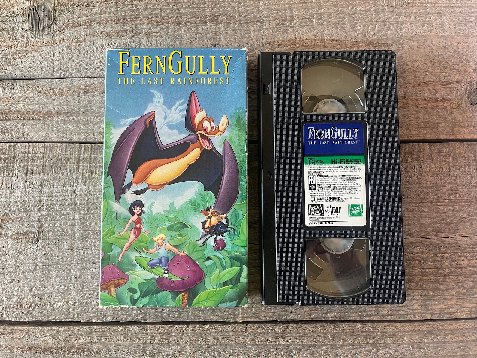 Ferngully VHS Movie // the Last Rainforest // 1992 - Etsy