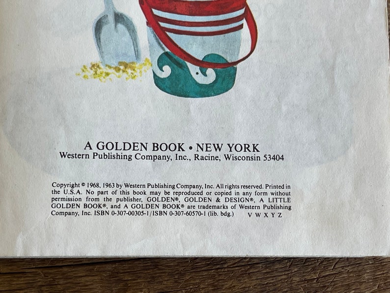 My Little Golden Word Book // 1968 | Etsy