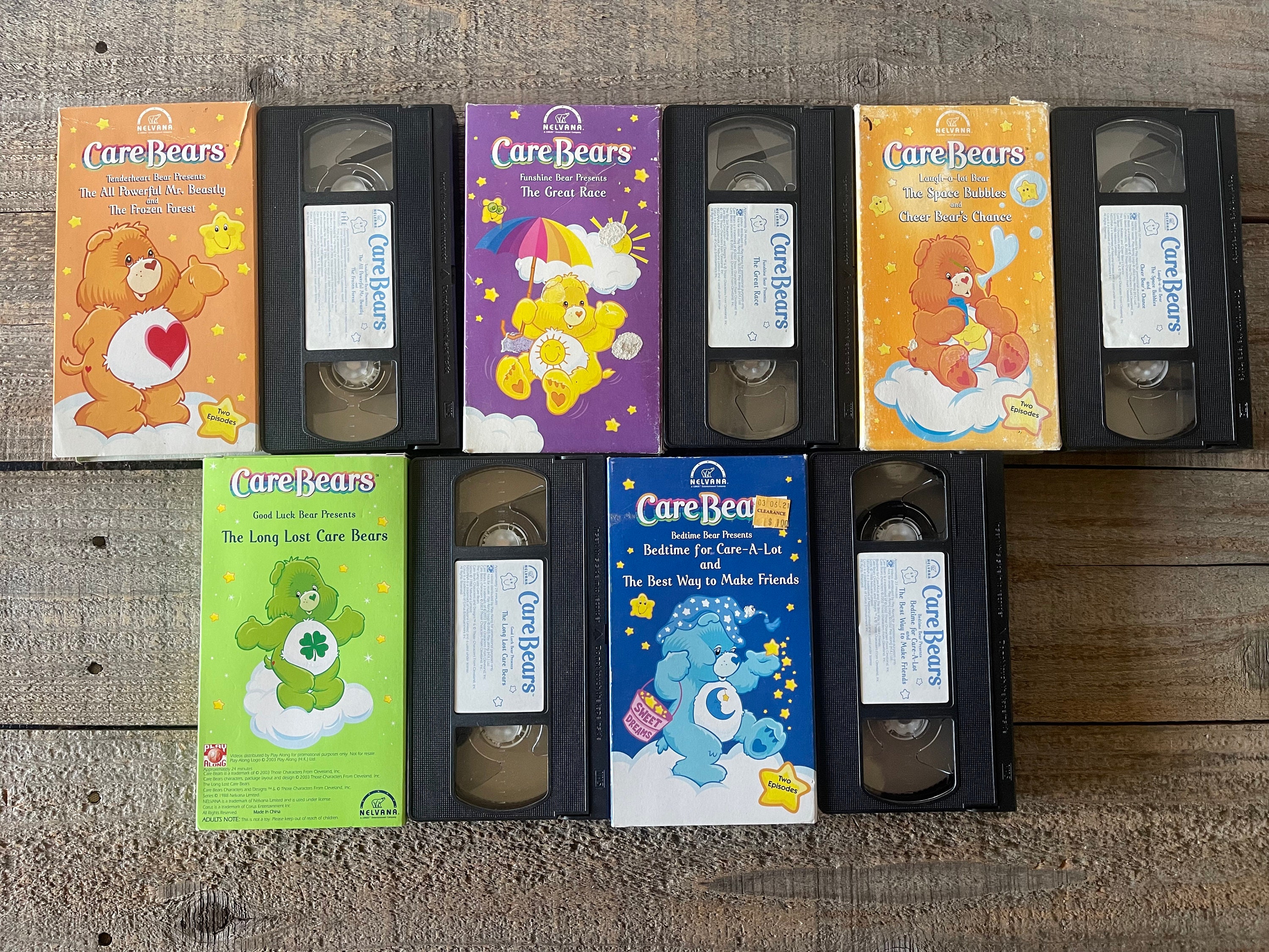 Vintage Care Bears VHS Movie // Sold Individually // Early 2000's - Etsy