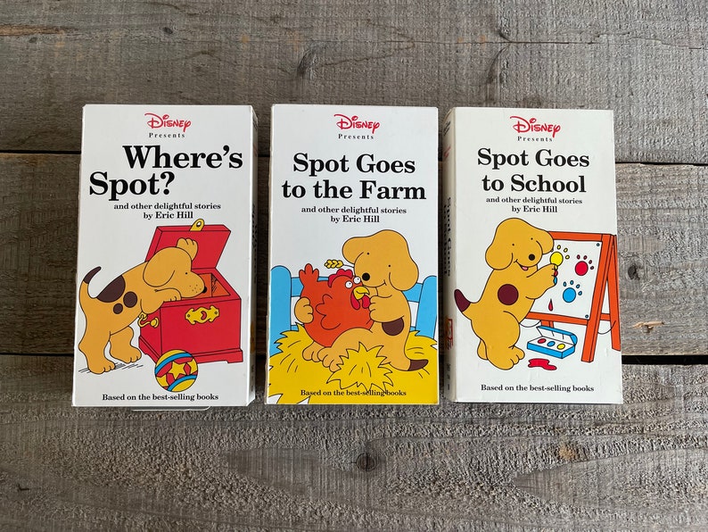 Walt Disney's Spot VHS Movies // You Choose // Spot Goes - Etsy