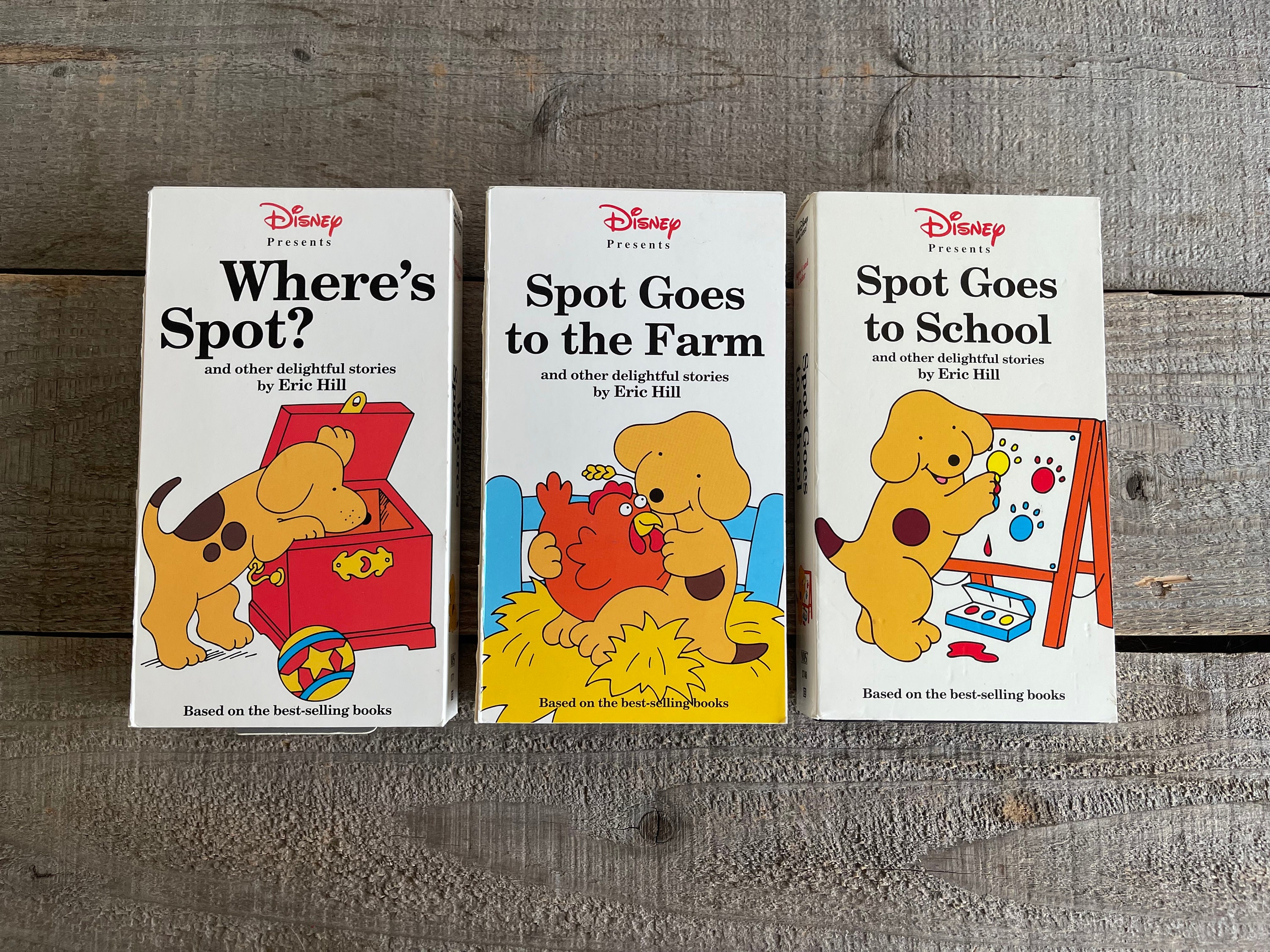 Walt Disney's Spot VHS Movies // You Choose // Spot Goes to Farm, Spot ...