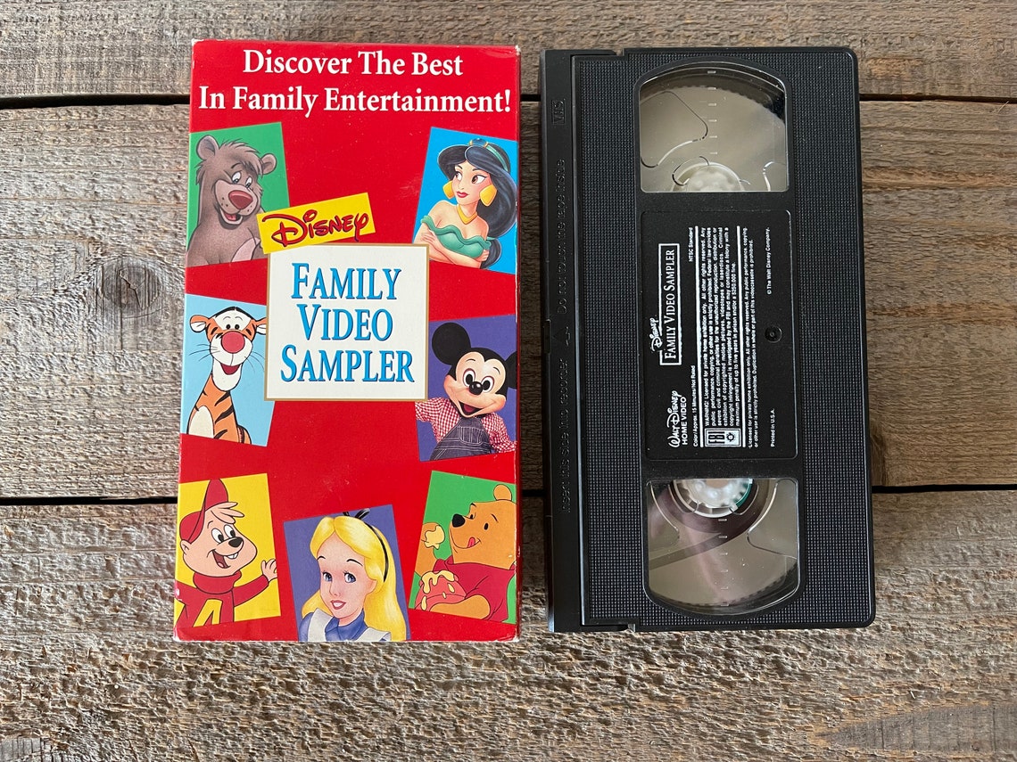 Disney VHS Video // Family Video Sampler // Sing Along // Winnie the ...