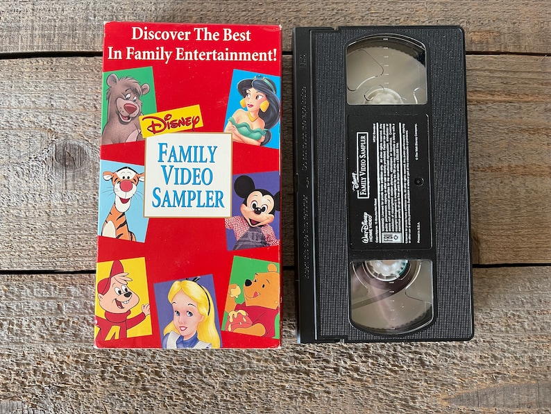 Disney VHS Video // Family Video Sampler // Sing Along // Winnie the ...