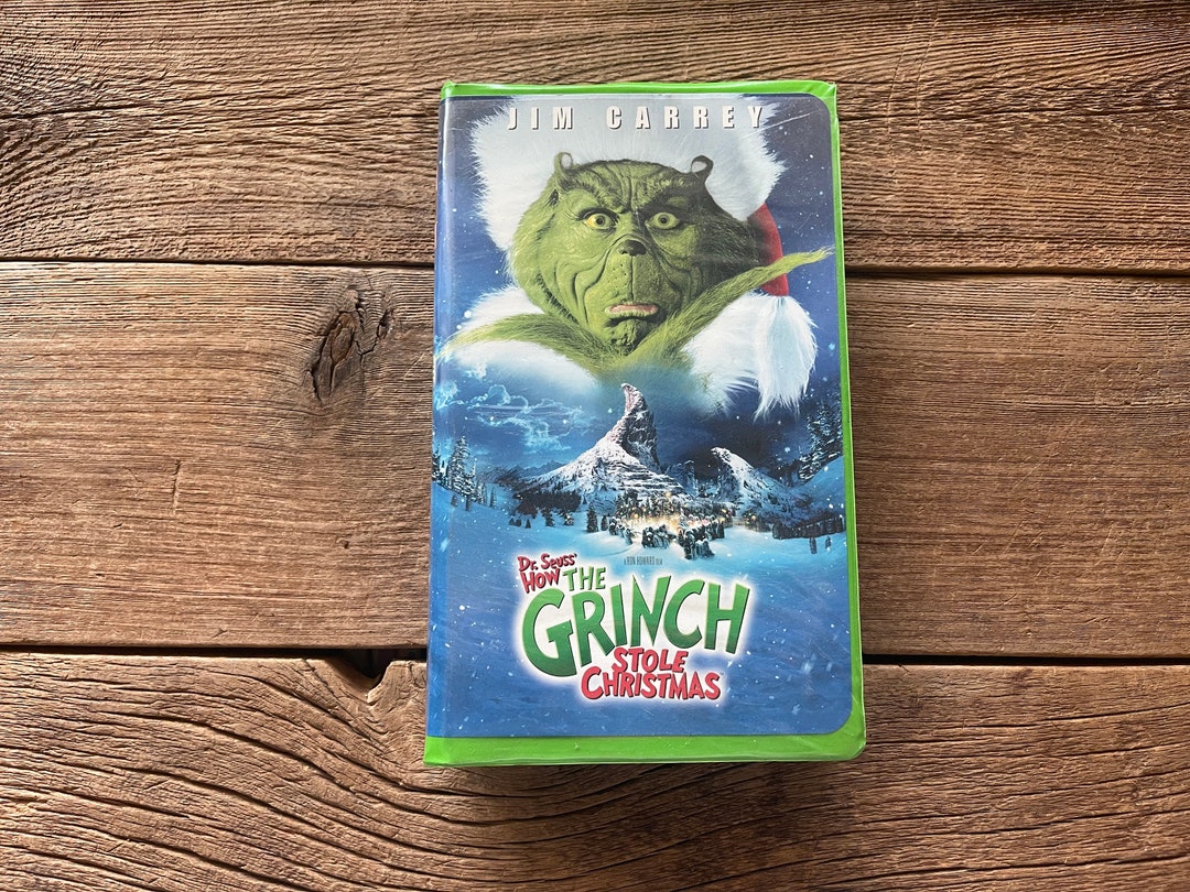 Dr. Seuss' How the Grinch Stole Christmas // Jim Carrey // Vintage VHS ...