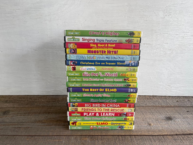 Vintage Sesame Street Dvds // Sold Individually // Lots to Choose From ...