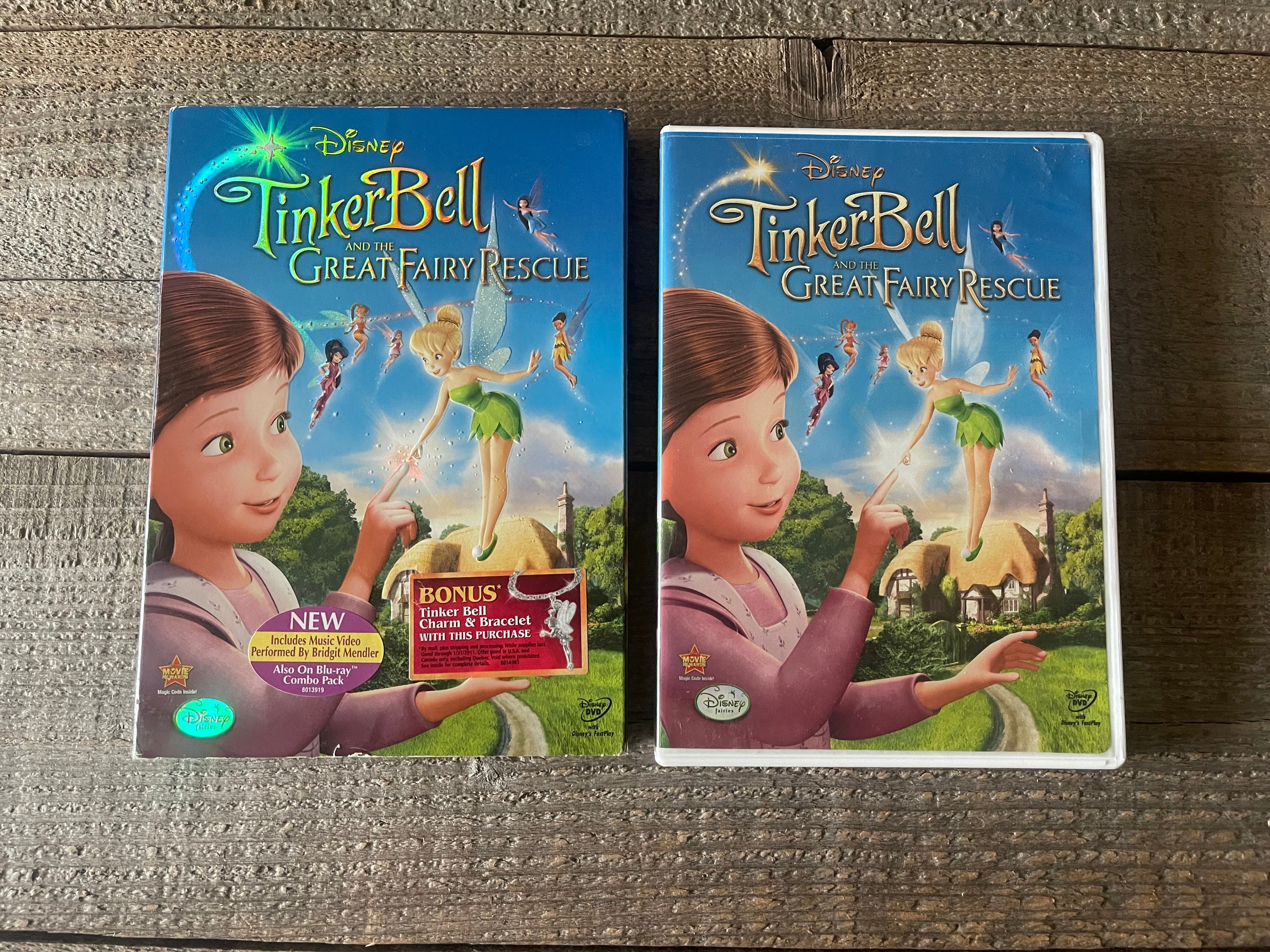 Walt Disney Tinkerbell Dvds // You Choose // Great Fairy Rescue or Lost ...