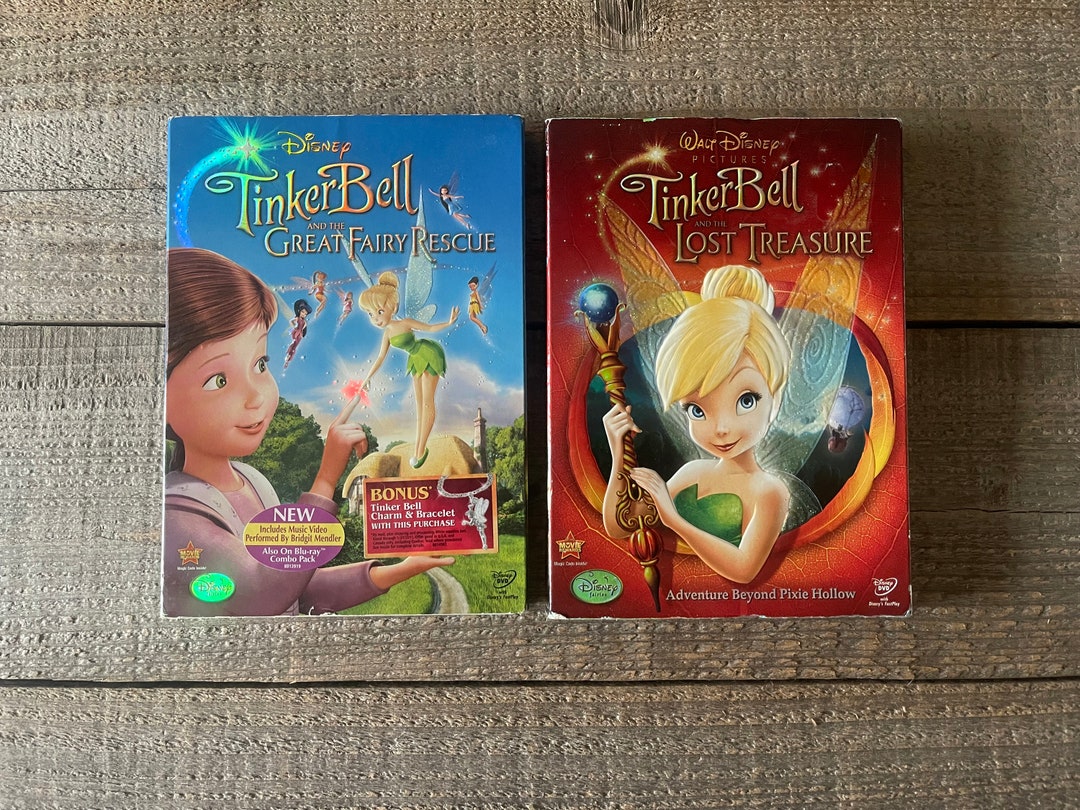 Walt Disney Tinkerbell Dvds // You Choose // Great Fairy Rescue or Lost ...