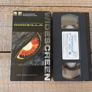 Godzilla VHS Movie // Widescreen // 1998 // Great Condition // Rated PG ...