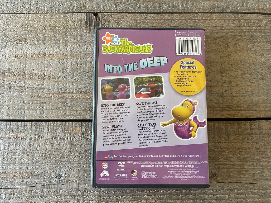 The Backyardigans DVD // into the Deep // Nick Jr - Etsy