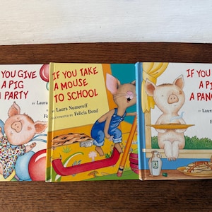 Laura Numeroff Books // "if You Give A..." // Hardcover Books - Etsy
