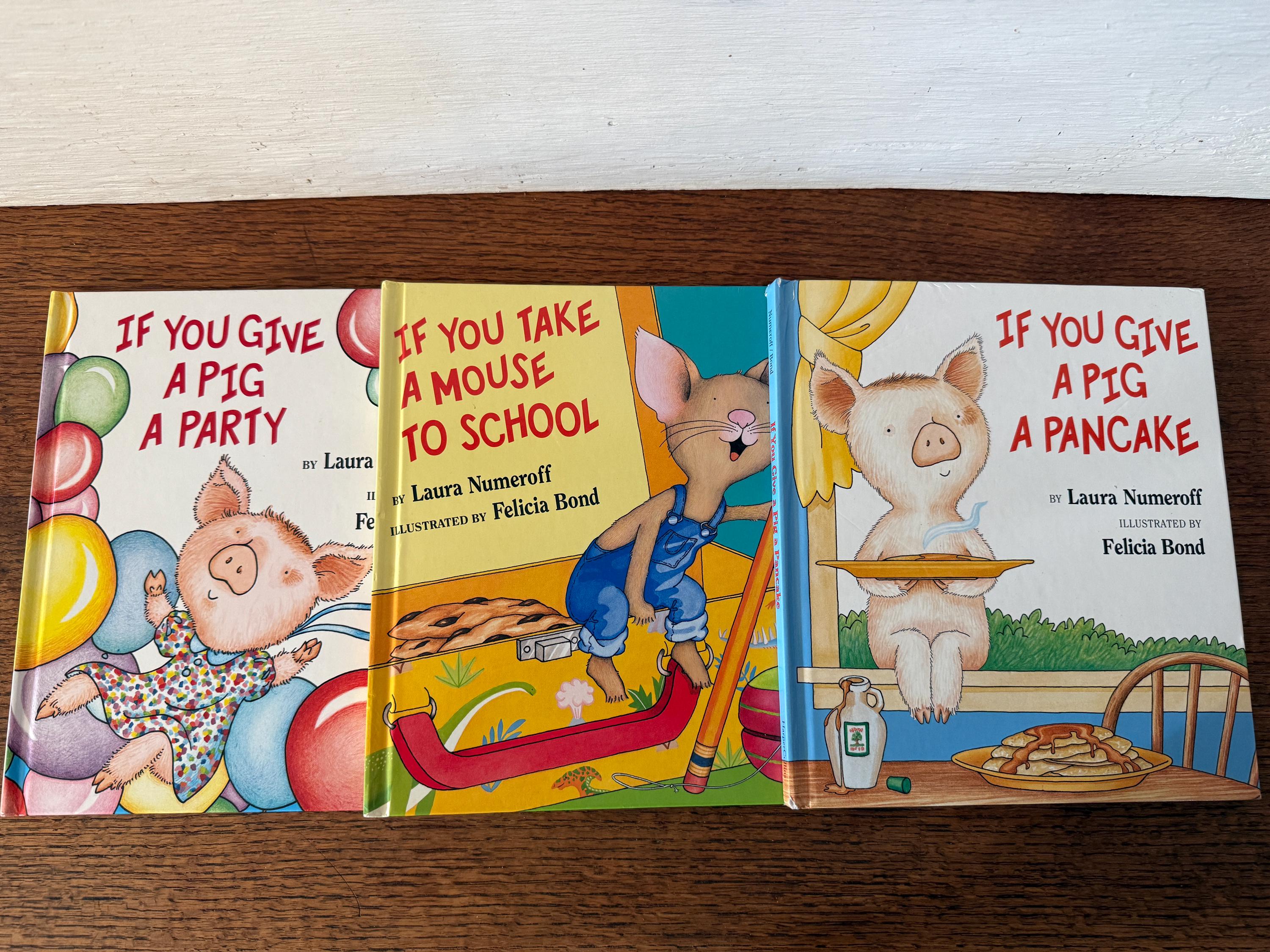 Laura Numeroff Books // "if You Give A..." // Hardcover Books - Etsy