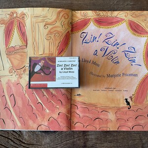 Zin! Zin! Zin! a Violin // Lloyd Moss // Vintage Book & Cassette Tape ...