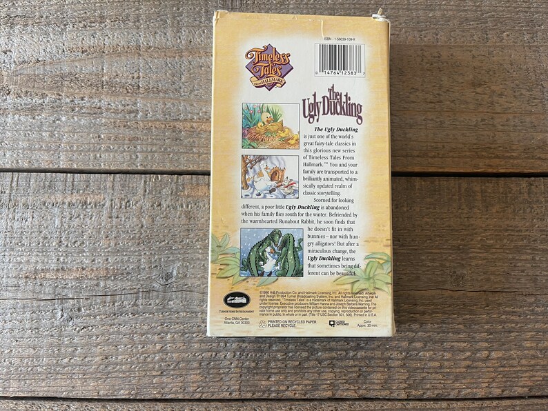 The Ugly Duckling VHS // Timeless Tales From Hallmark // 1994 - Etsy