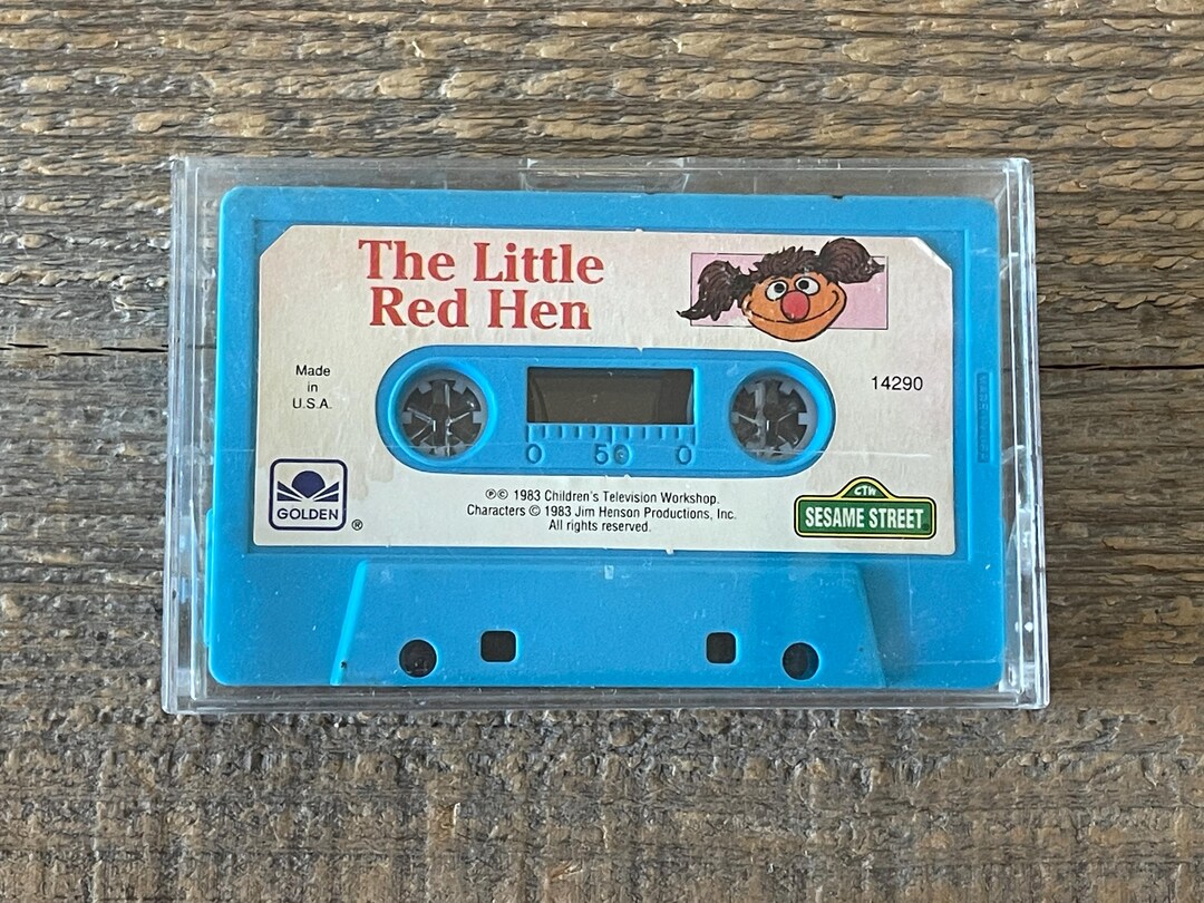 Sesame Street Cassette Tape // the Little Red Hen // 1983 Story on ...