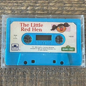 Sesame Street Cassette Tape // the Little Red Hen // 1983 Story on ...