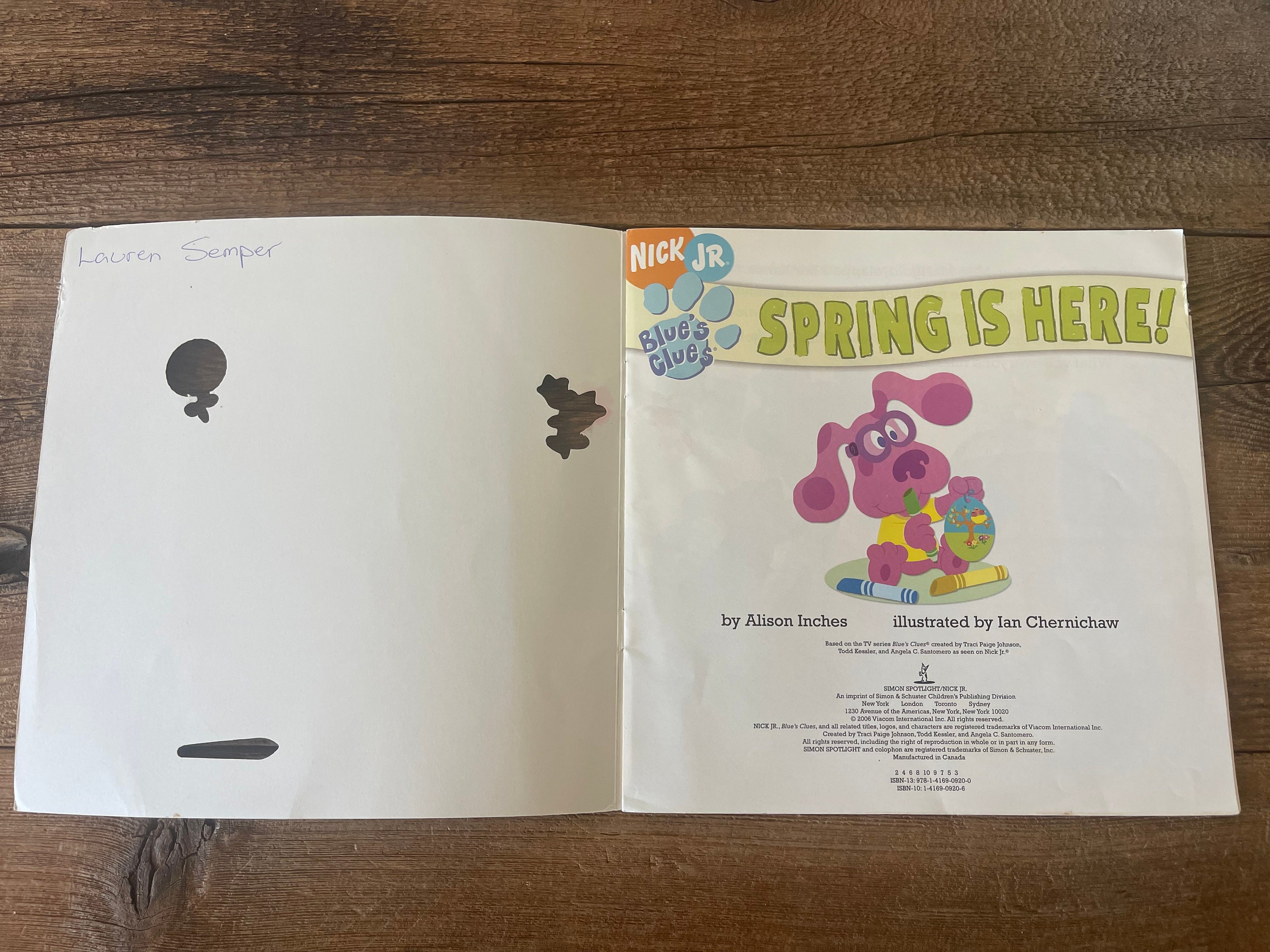 Blue's Clues Books: Nick Jr. Show - Sold Individually - Etsy