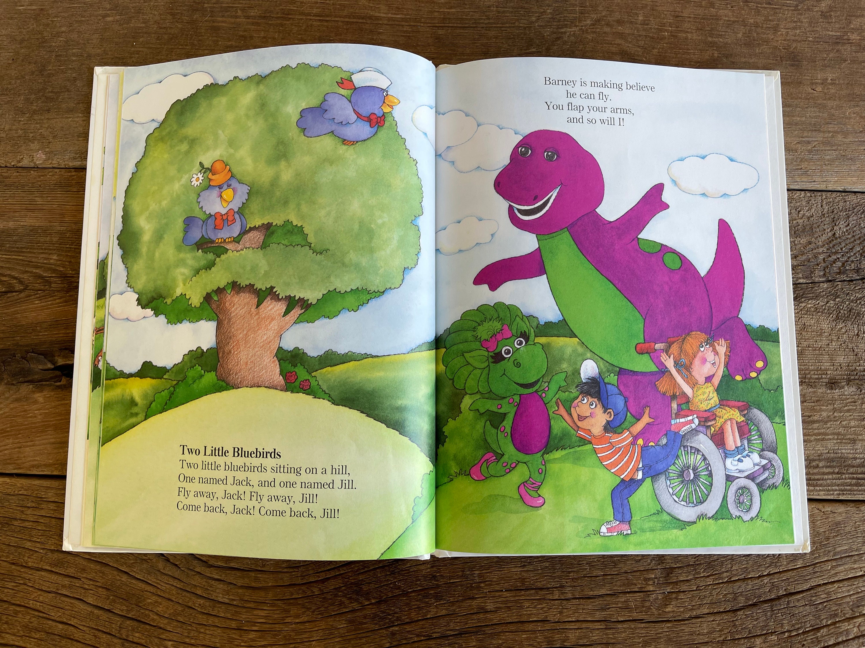 Barney's Favorite Mother Goose Rhymes Vol. 1 // 1993 - Etsy