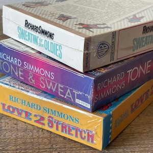Richard Simmons VHS Movies // Sold Individually // 1980's Aerobic ...