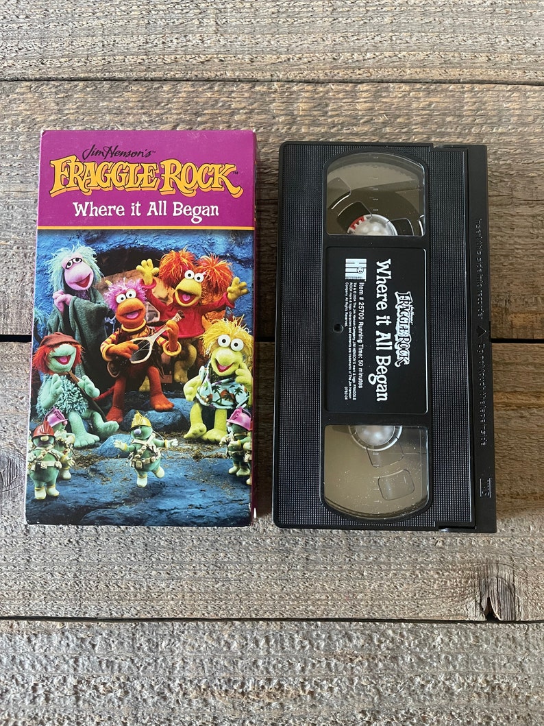 Fraggle Rock VHS Movies // Set of 2 // Jim Henson // Live by the Rule ...
