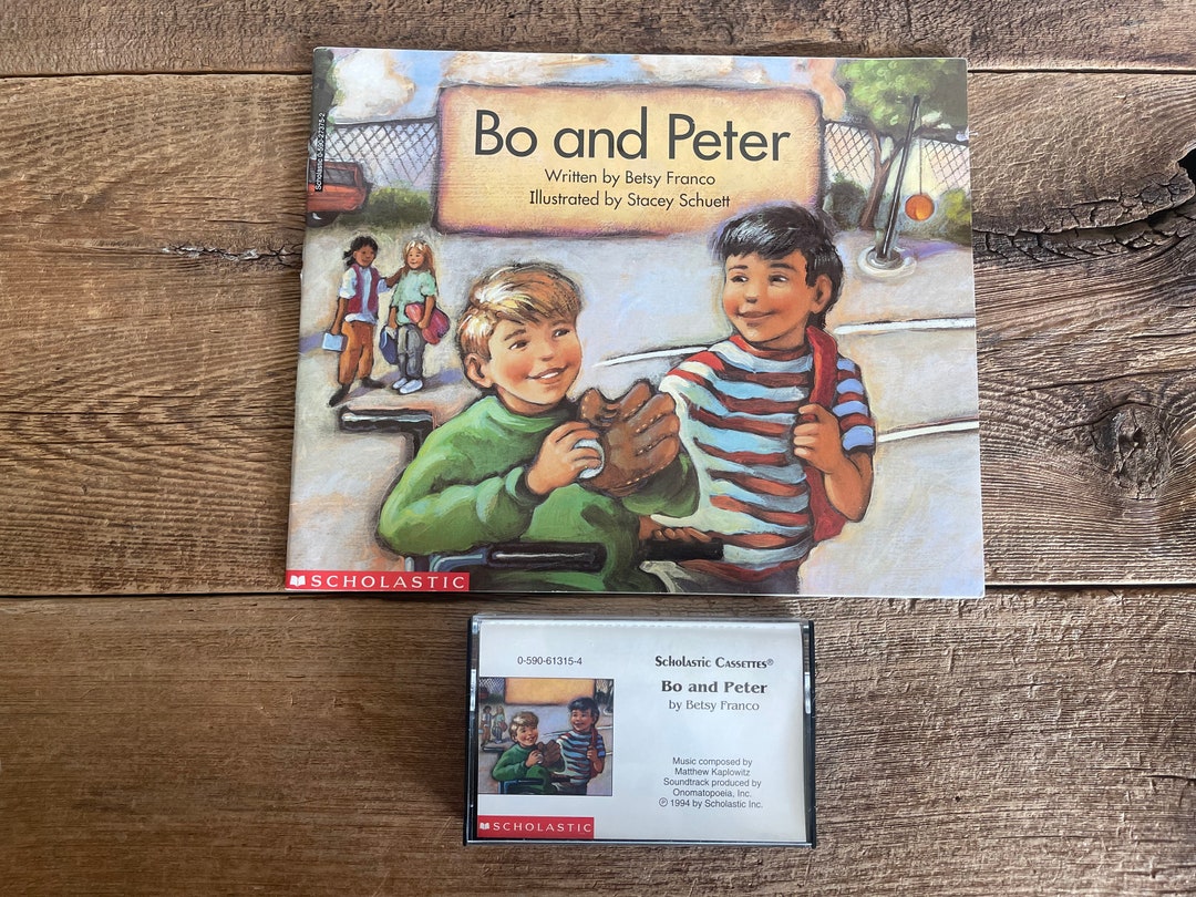 Bo and Peter // Betsy Franco // Vintage Scholastic Book & Cassette Tape ...