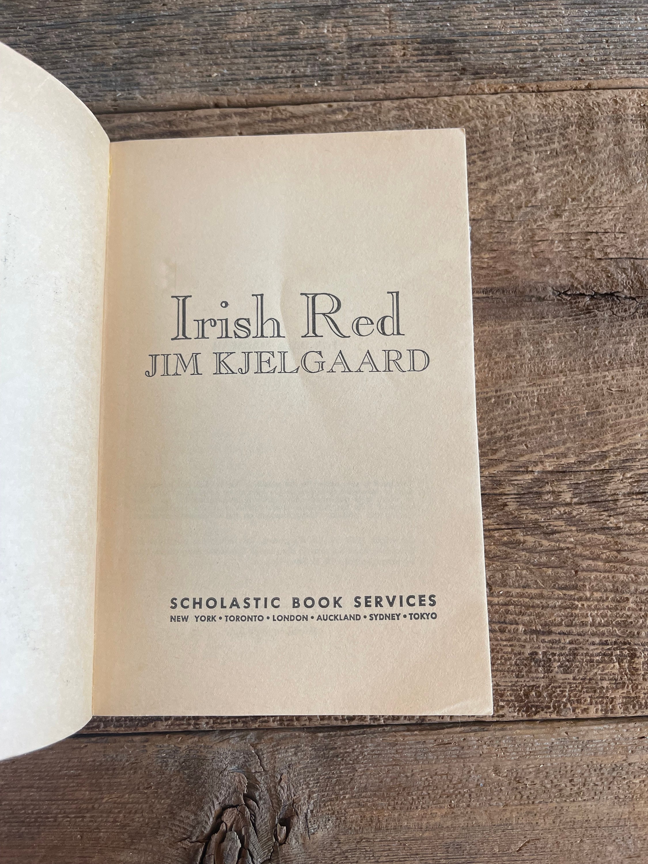 Irish Red // Jim Kjelgaard // 13th Printing 1972 // Scholastic Book - Etsy