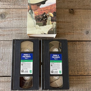 Jane Austen's Pride & Prejudice // VHS Box Set // 1985 - Etsy